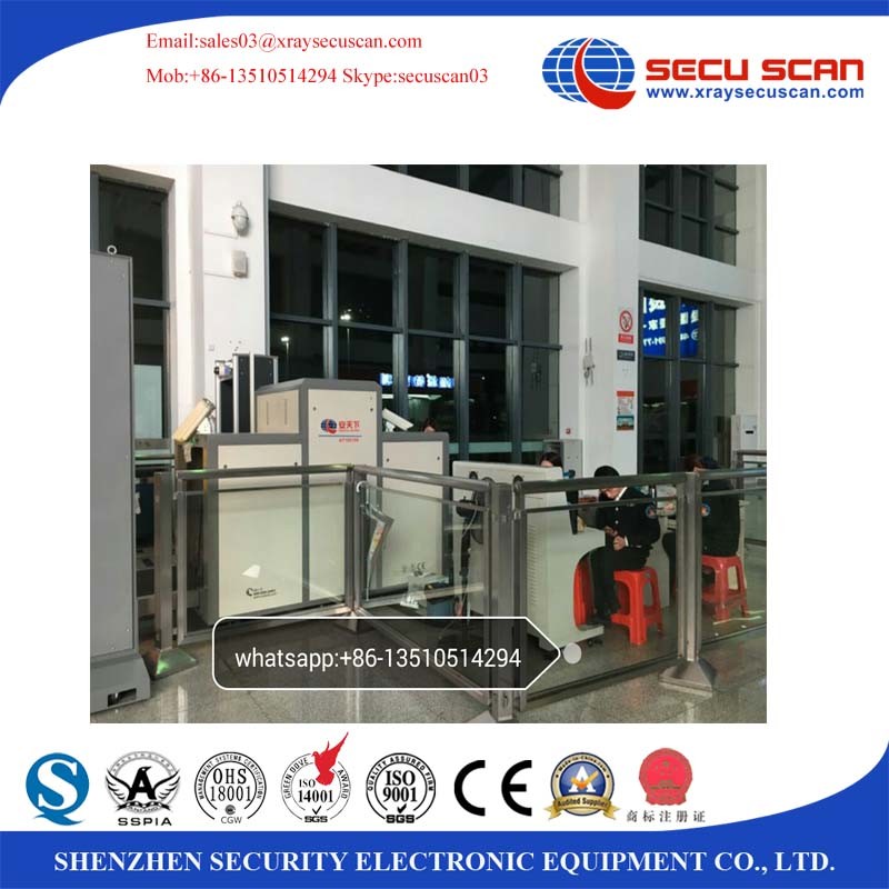 Scanner de bagages de FDA X Ray, rayon de la sécurité X balayant la ...